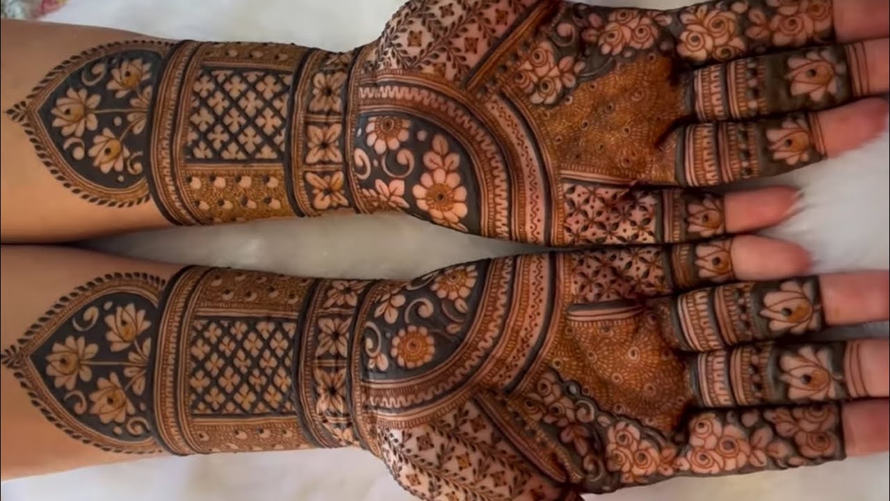 New stylish beautiful bridal mehandi design | Dulhan mehandi design ...