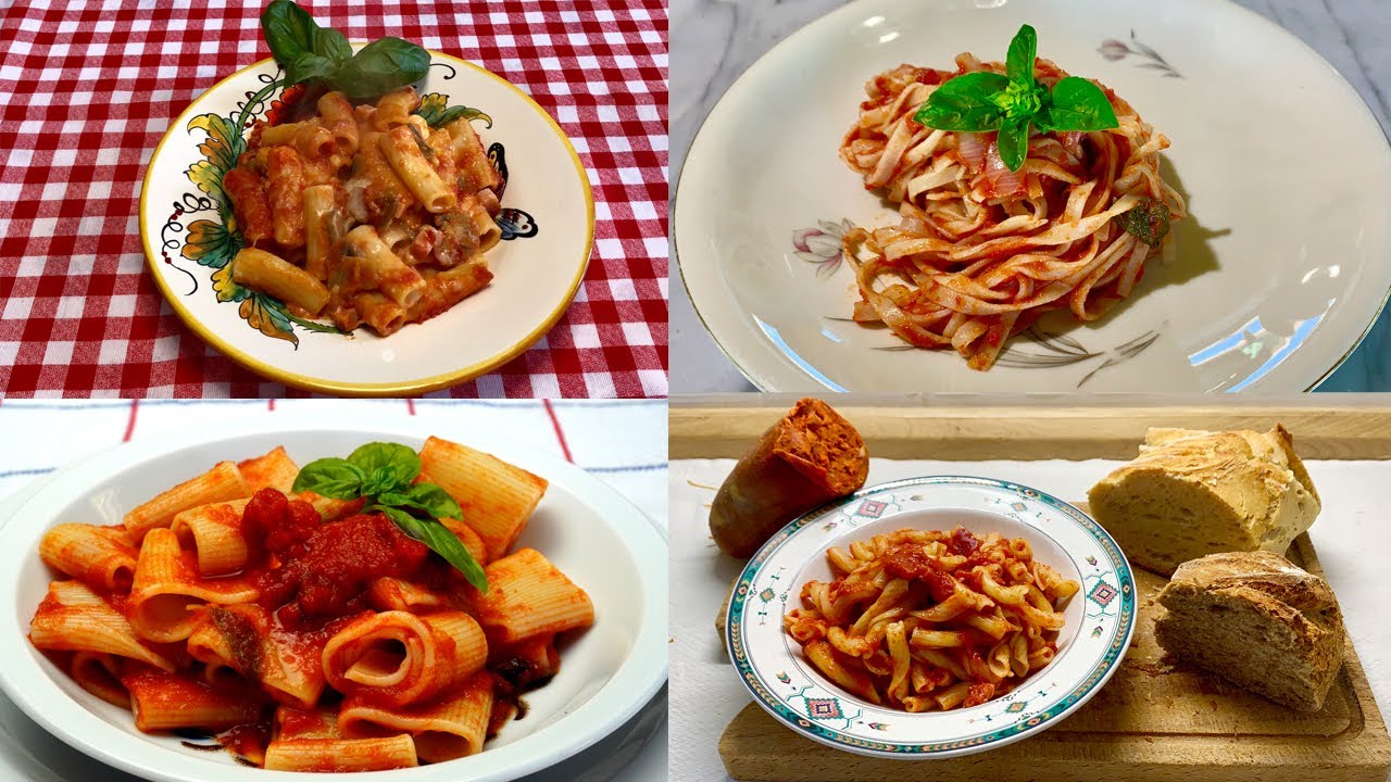 4 Ricette Primi Classici Italiani Tradizionali Gustosi - Pasta 4 Tasty ...