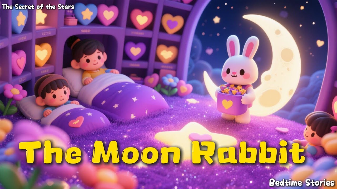 🐰 The Moon Rabbit 🐰 Bedtime Story for Kids - Relaxing Sleepy Story ...