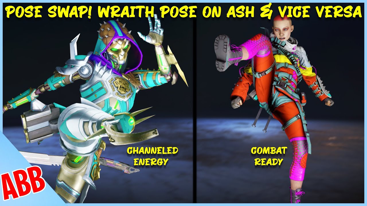 POSE SWAP! WRAITH POSE ON ASH & VICE VERSA - YouTube