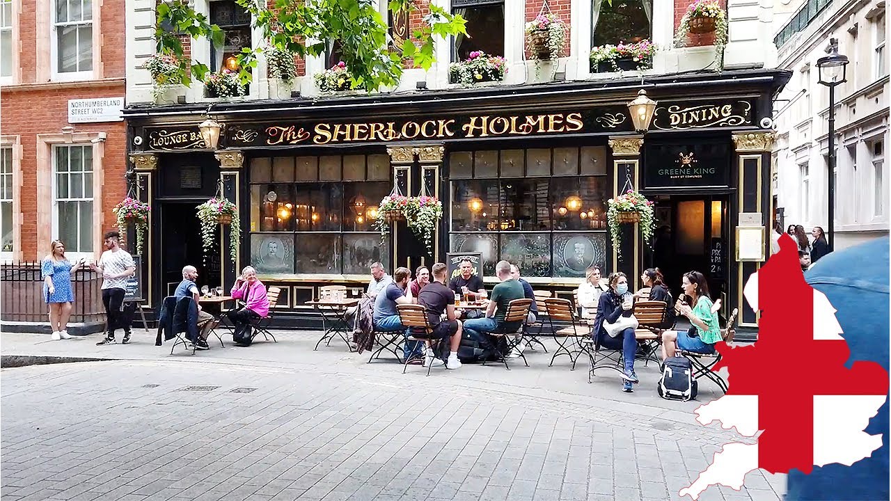 Walking around Downing Street ,The Sherlock Holmes Pub , Embankment ...