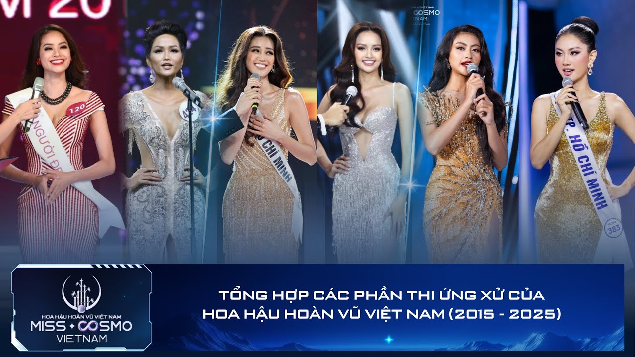 Nhìn lại màn ỨNG XỬ QUYẾT ĐỊNH của Hoa Hậu Hoàn Vũ Việt Nam các thời kỳ ...
