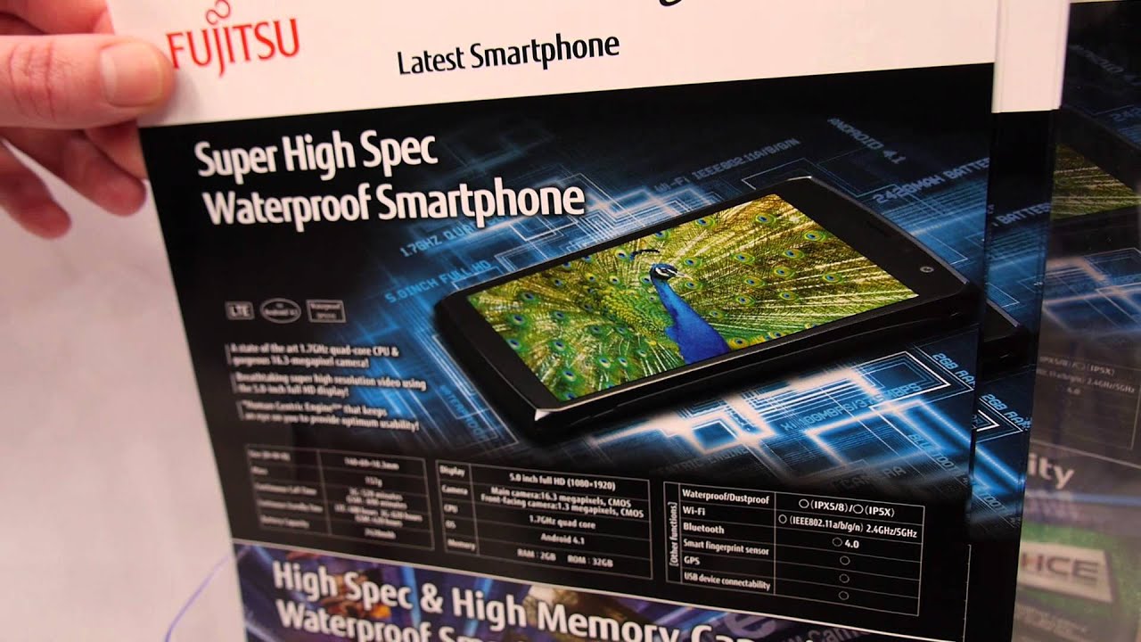 Fujitsu Arrows X, 4.7" 1080p 16.3 megapixel camera - YouTube