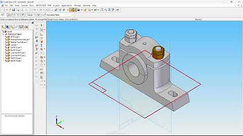 Plummer Block Assembly using Solid Edge - YouTube