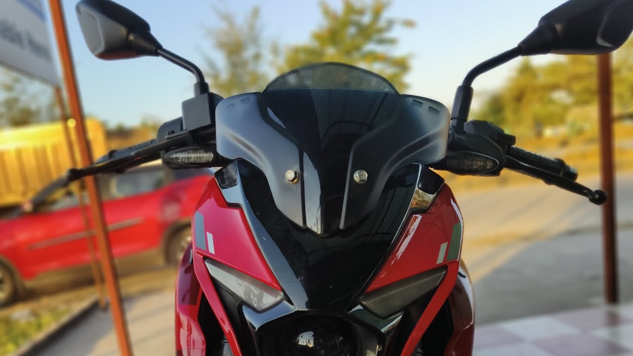 Pulsar N250 after Wind Shield installation | N250 Modification| #pulsar ...