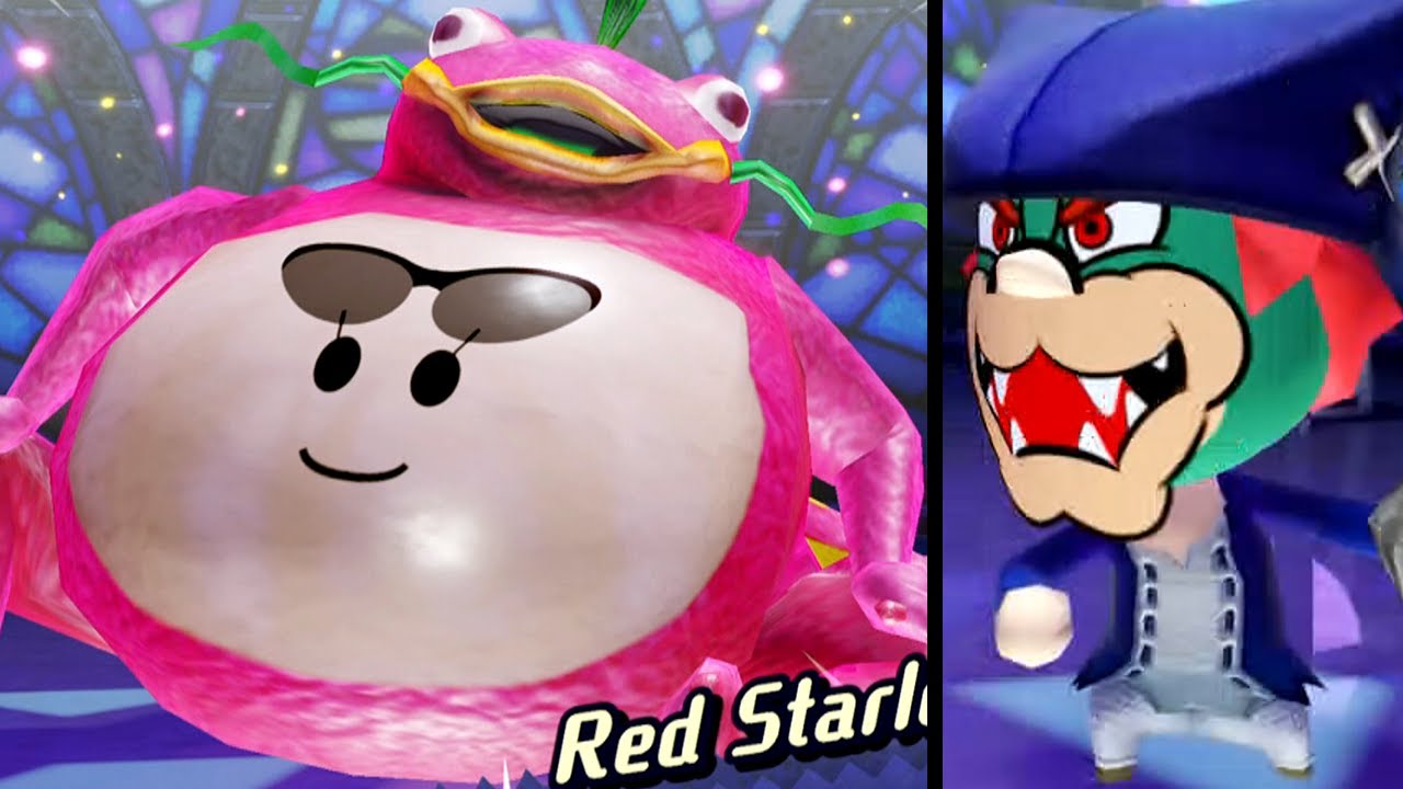 Super Mario Miitopia - Red Youngest Fab Fairy Frog BOSS BATTLE (Switch ...