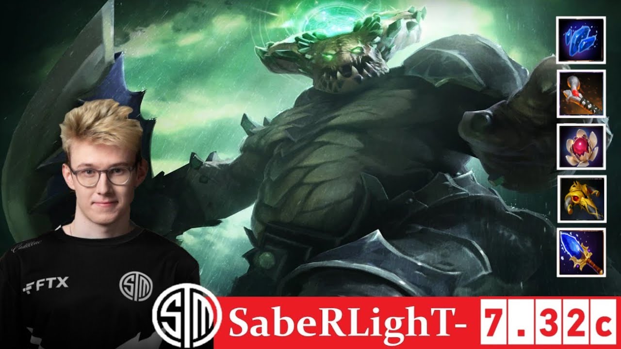 [DOTA 2] TSM FTX.SabeRLighT- the UNDERLORD [OFFLANE] [7.32c] - YouTube