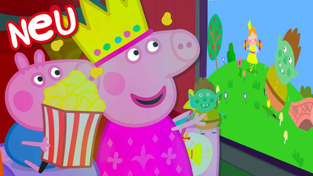 Peppa-Wutz-Geschichten | Ein Ausflug ins Kinofilm | Videos für Kinder ...