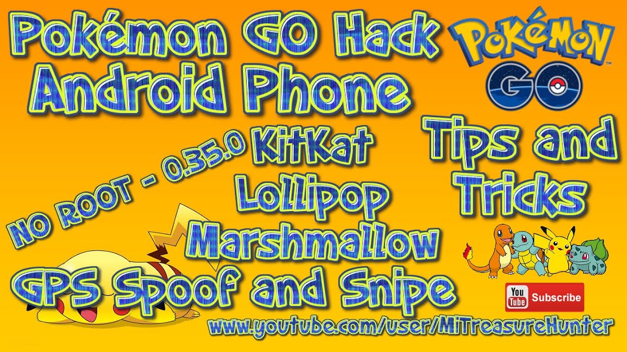Pokemon GO ANY Android Version HACK - NO ROOT - 0.35.0 - YouTube