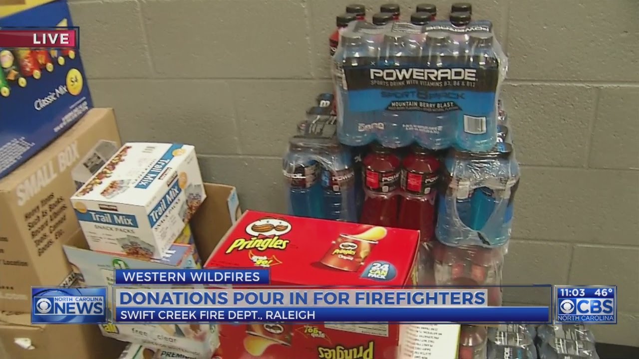 Firefighters accepting donations for those fighting wildfires in ...