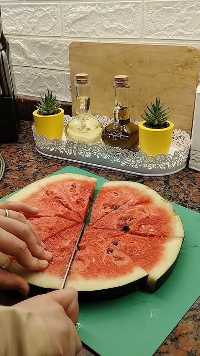🍉طريقة تقطيع البطيخ بطريقة مرتبة وجميلة 🍉🍉🍉🍉🍉🍉فصلالصيفاكسبلورفولو ترند اكسبلور Youtube