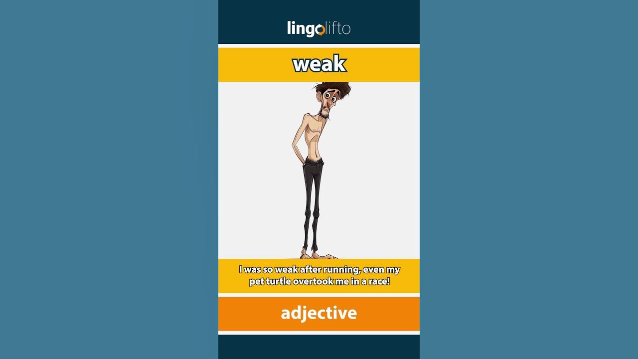Weak Meaning Flash Card Learn English Vocabulary YouTube weak-meaning-flash-card-learn-english-vocabulary-youtube
