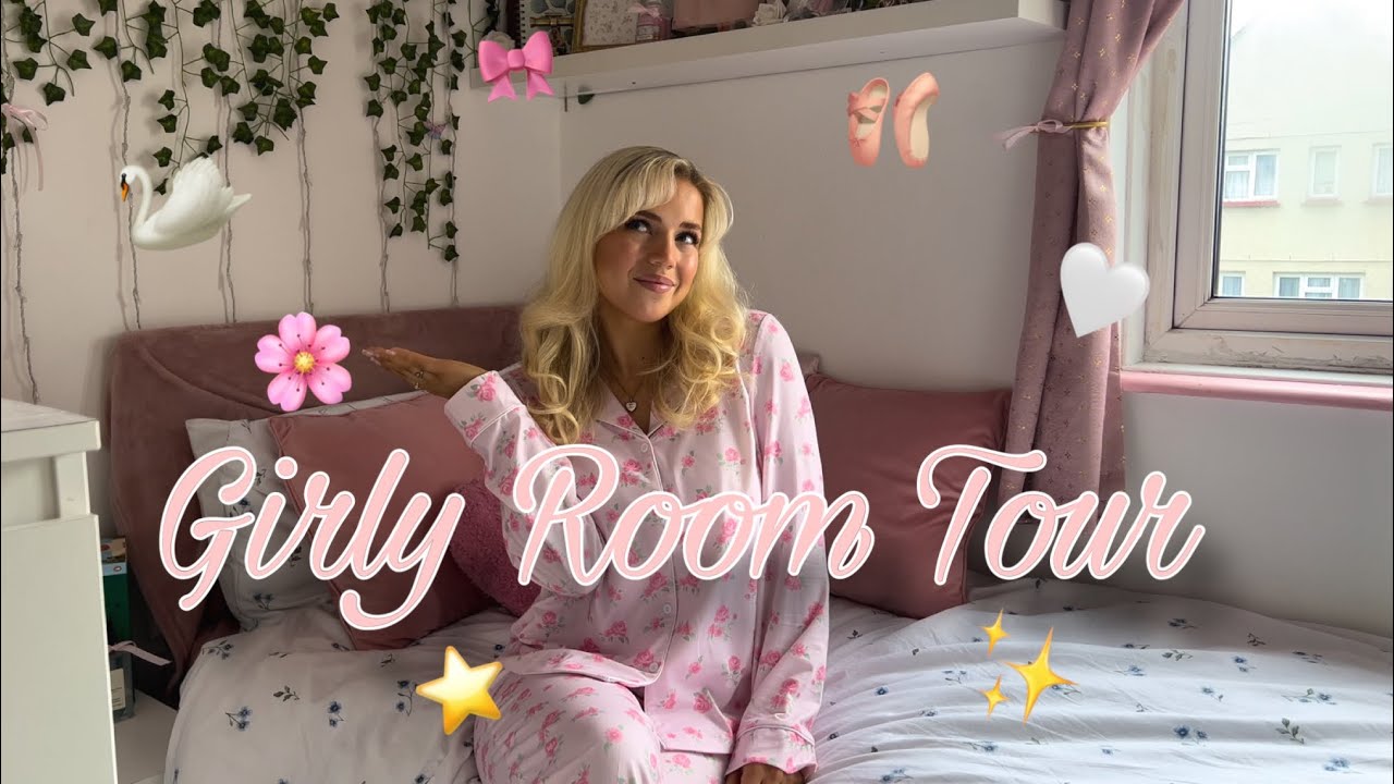 My Girly Room Tour🩰 - YouTube