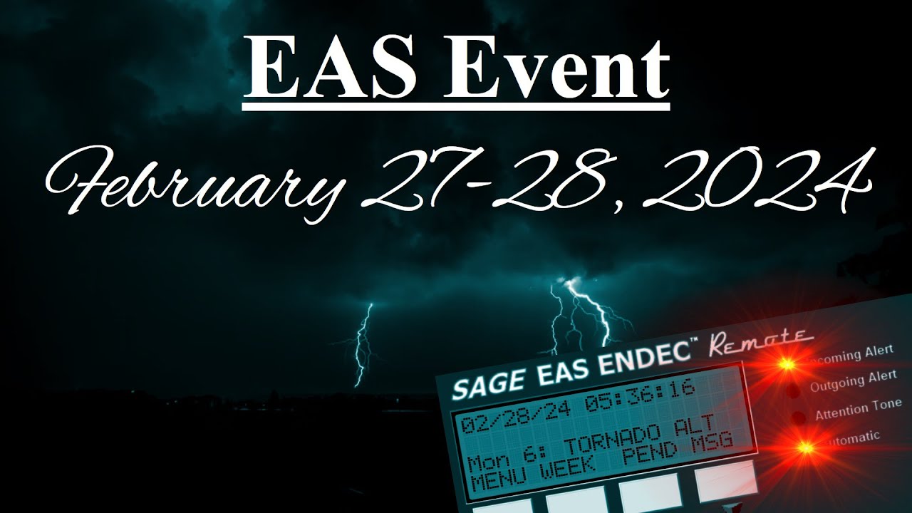 EARLY SPRING TEASER... 🌪 || EAS Alerts from February 27-28, 2024 (EAS ...