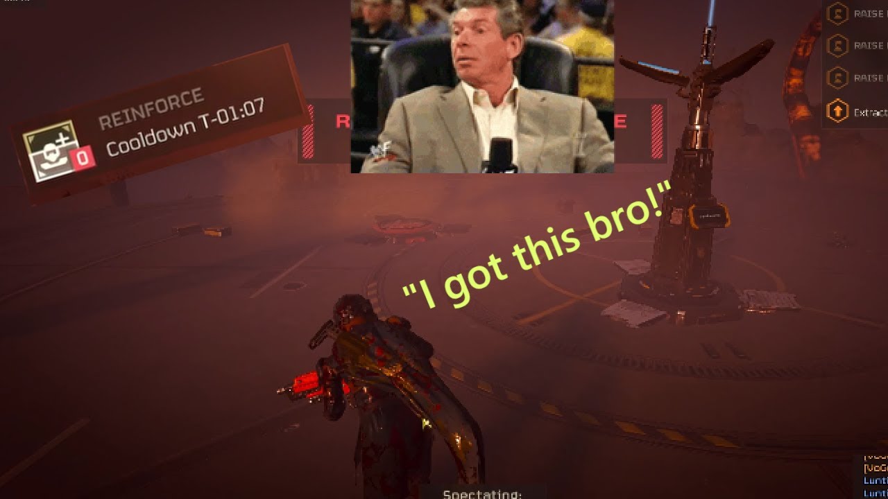 Helldivers 2 - lvl 8 Impossible - my team mate delivers a chad clutch - YouTube