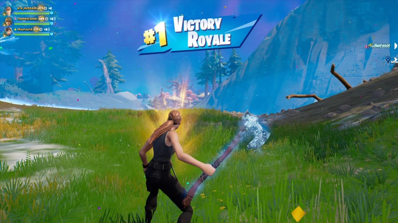 SARAH CONNOR SKIN + LEVIATHAN AXE PICKAXE Gameplay In Fortnite Chapter ...