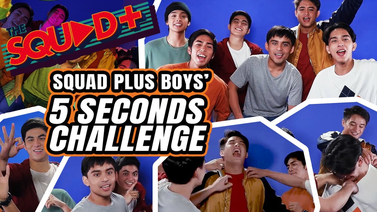 5 SECONDS CHALLENGE : BOYS VERSION | The Squad+ - YouTube