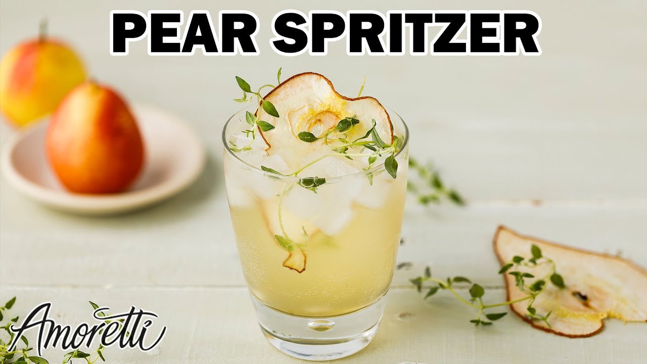 How to Make a Pear Spritzer | 3 Ingredient Pear Cocktail Recipe - YouTube
