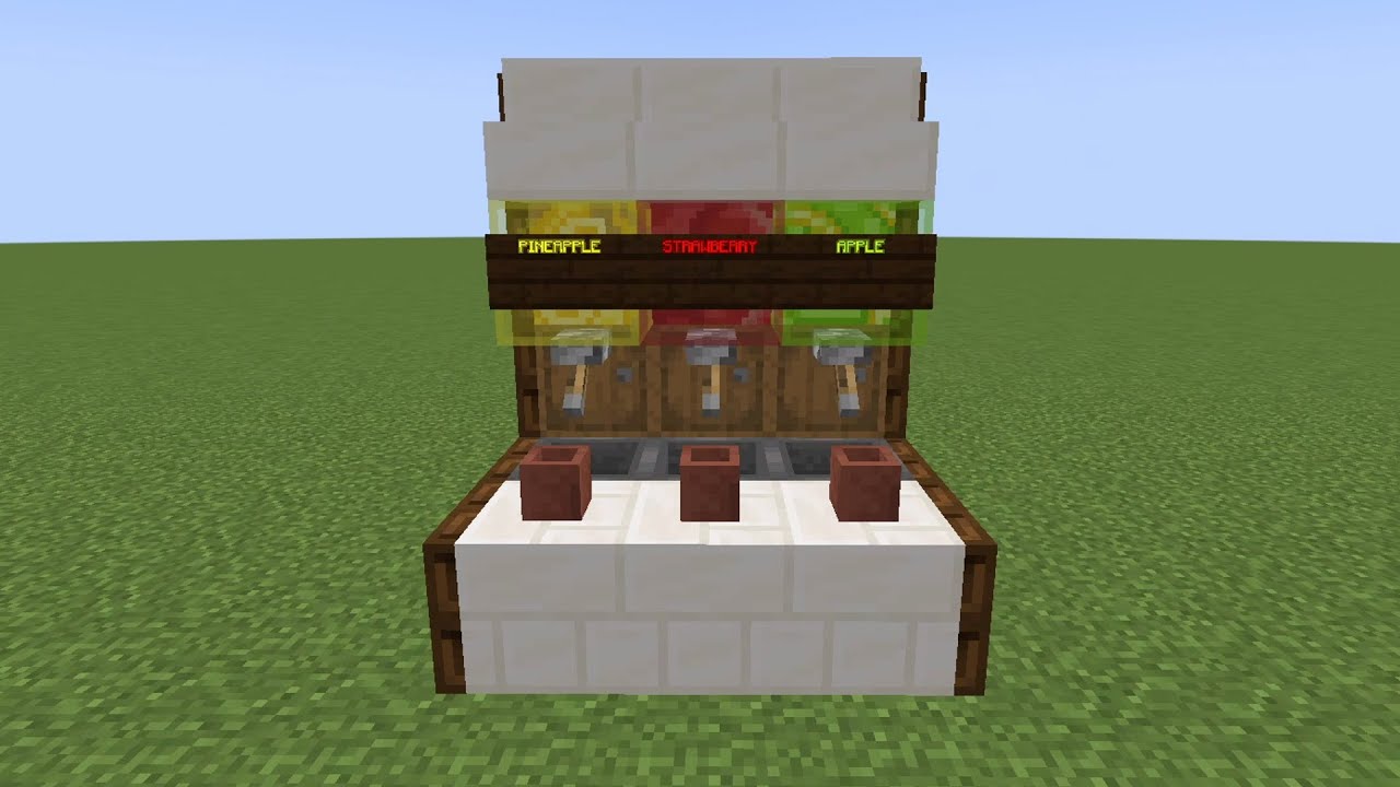 how to make a juice machine in minecraft - YouTube