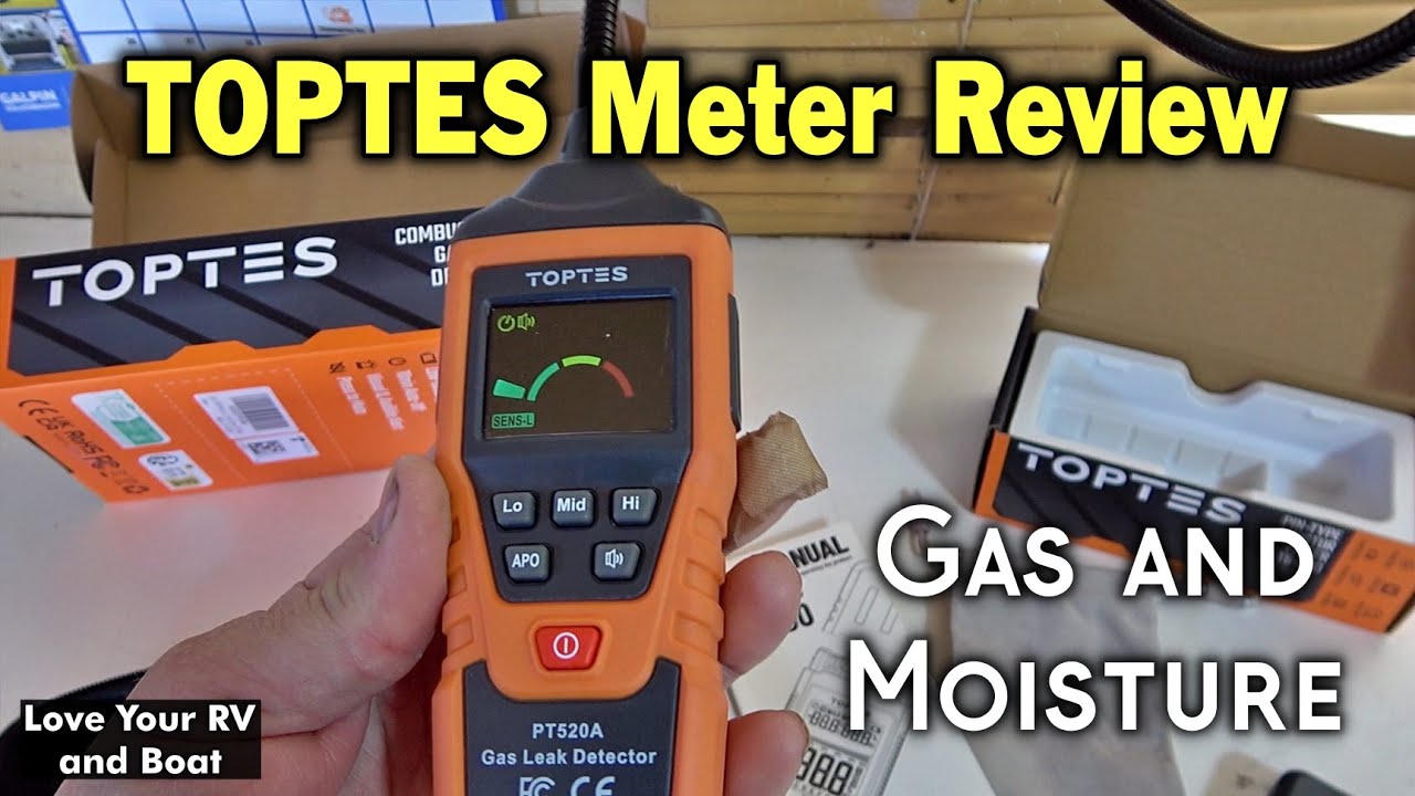 TOPTES Gas Detector and Moisture Meter Reviews - YouTube