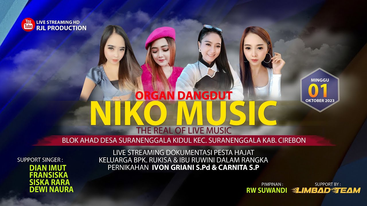 🔴Live Siang NIKO ENTERTAINMENT | Resepsi IVON GRIANI & CARNITA ...