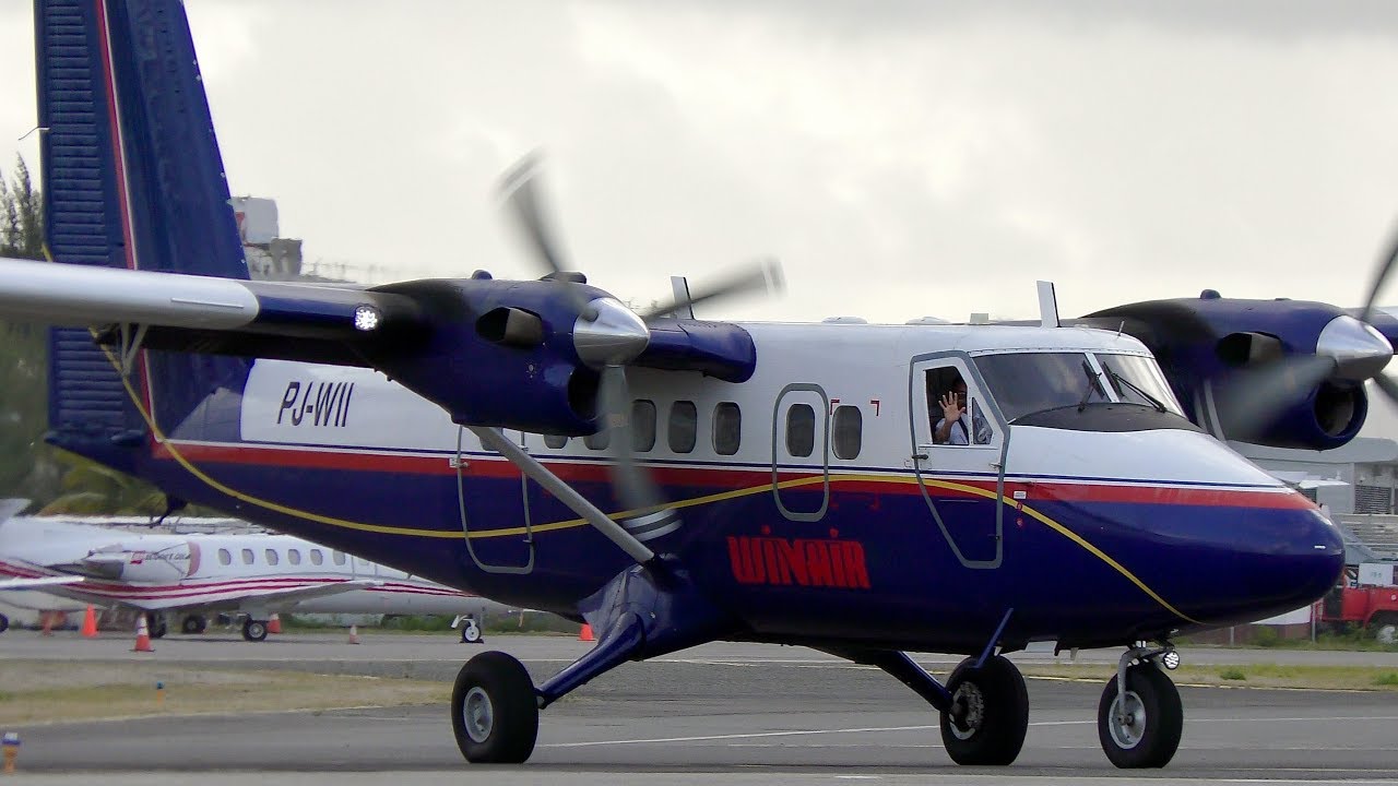 Sint Maarten (SXM) Spotting – Winair/Air Antilles – ATR ATR-42-500 ...
