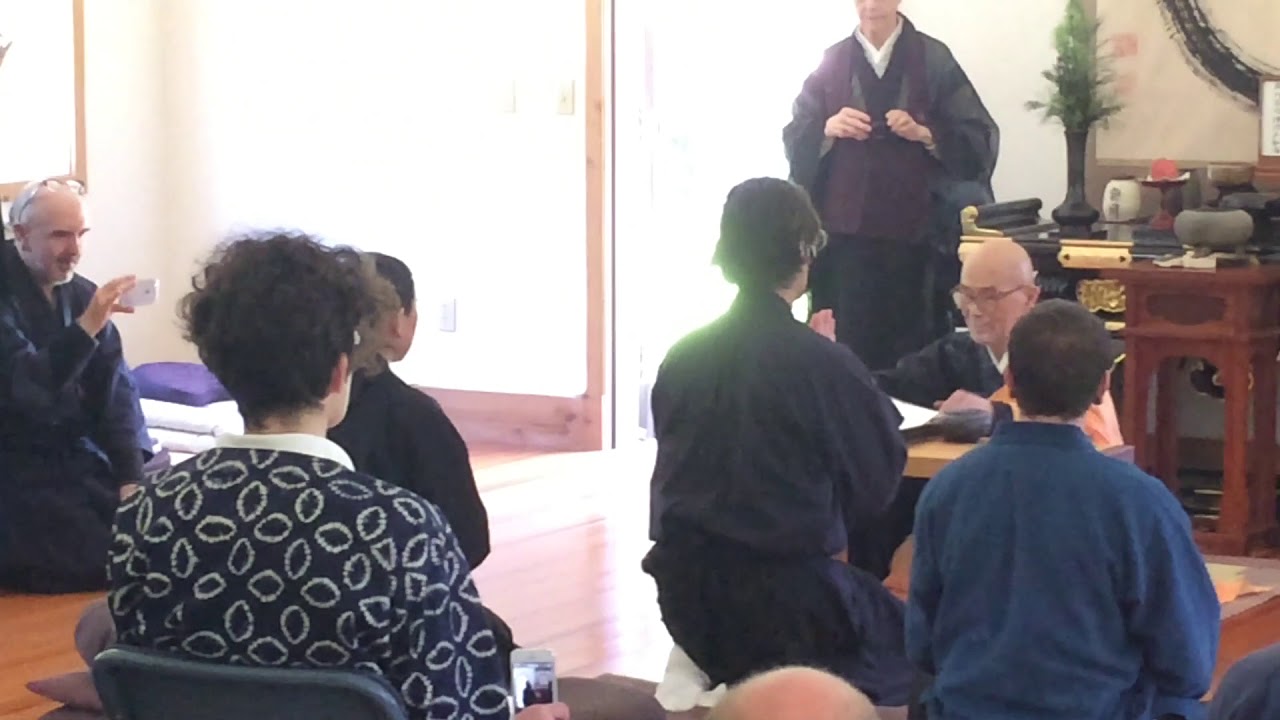 Tahoma San Sogenji Zen Monastery Jukai May 2016 - YouTube