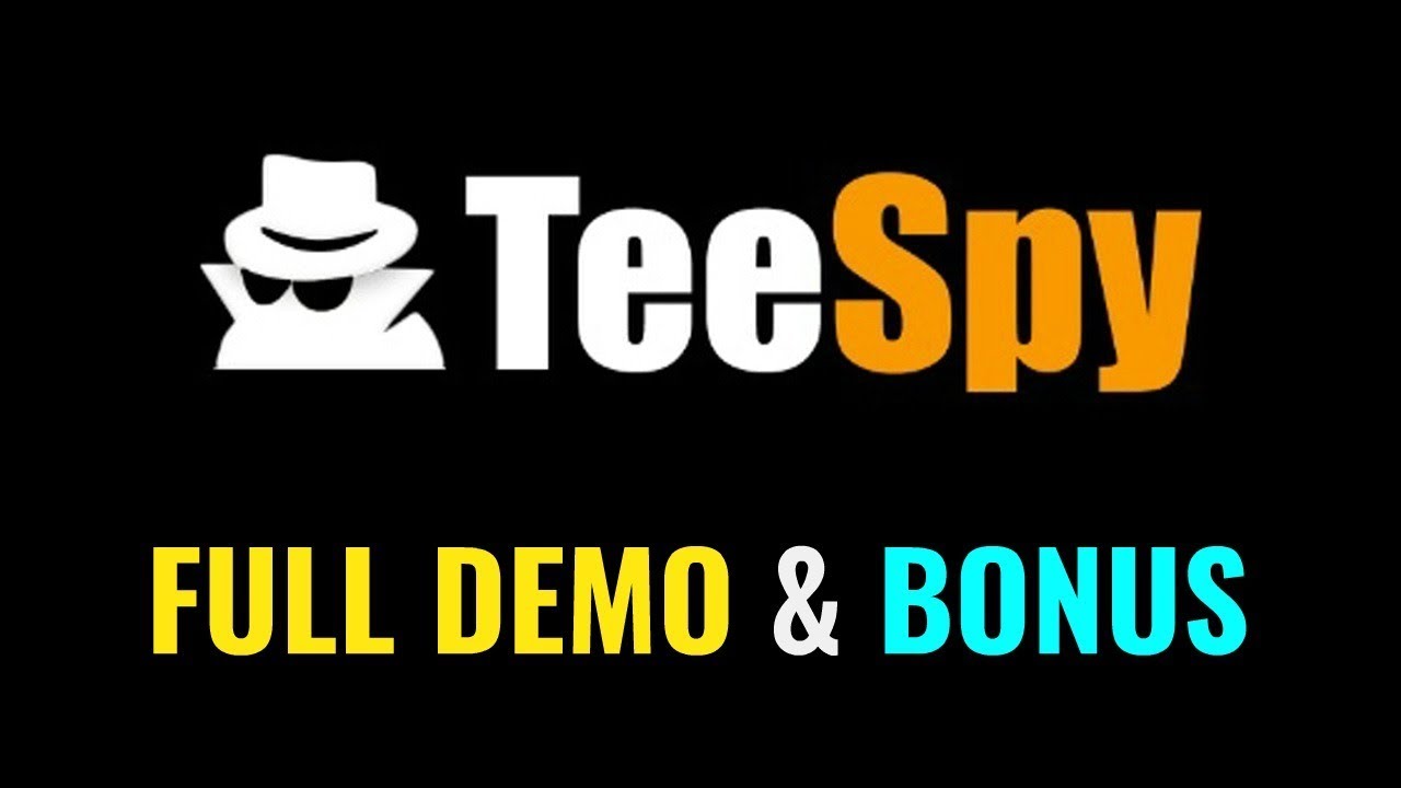 TeeSpy Pro Full Demo Bonus - All In One Tshirt Spy Software - YouTube