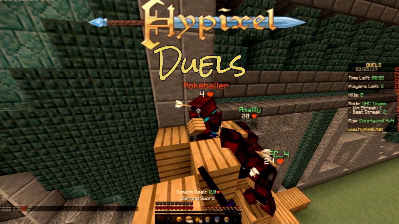 Hypixel UHC Duels 4v4 - YouTube