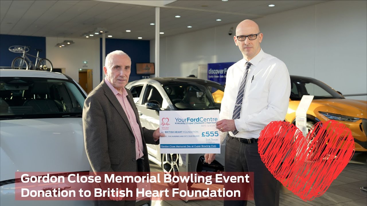 Gordon Close Memorial Bowling Event - Donation to British Heart ...