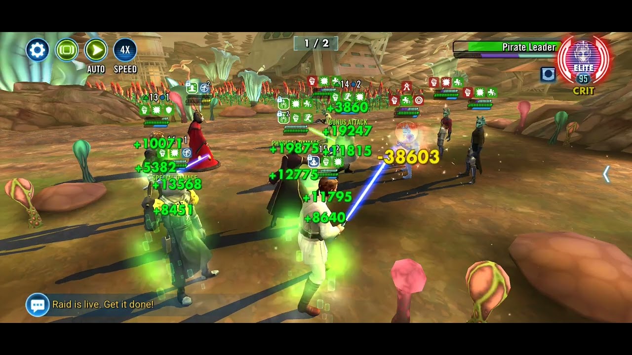 SWGOH ROTE Mixed P2 combat auto with CUP - YouTube