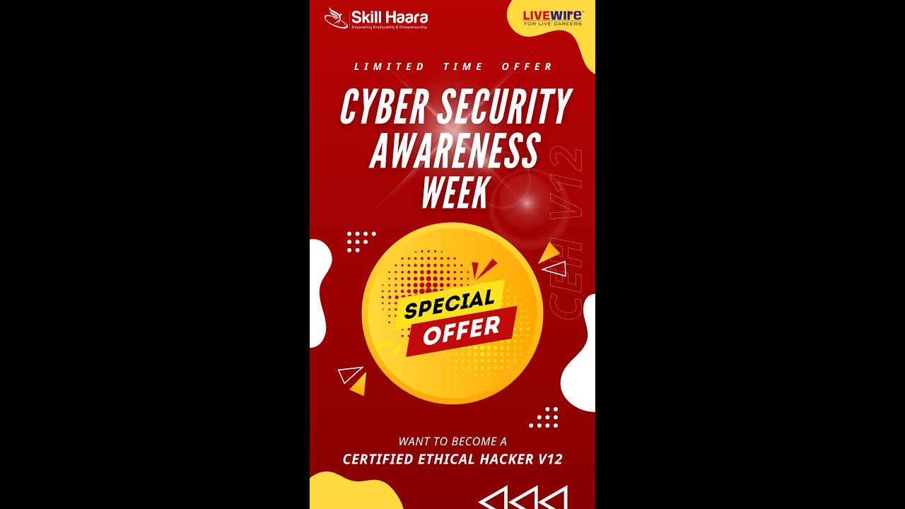 ECcouncil, Exclusive Offer During Cyber Security Awareness Week | Skill Haara | Livewire - YouTube