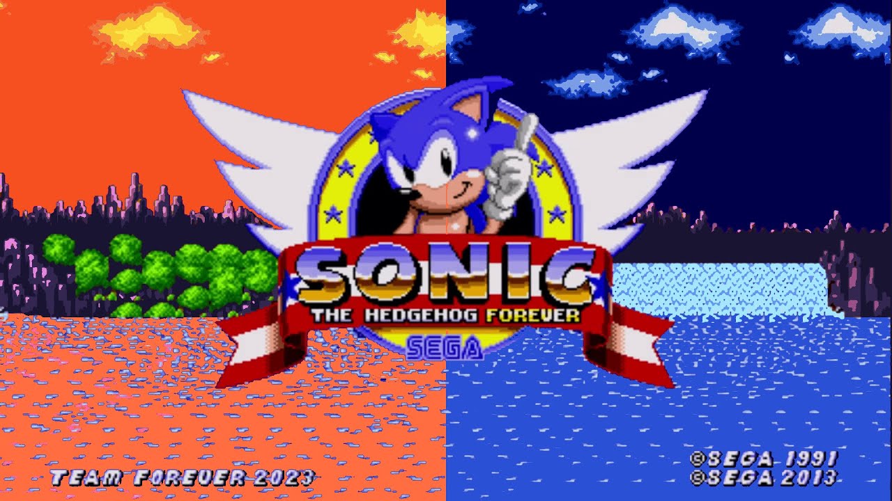 Sonic 1 Forever с модами Atmospheric Palettes + Unique Act Palletes ...