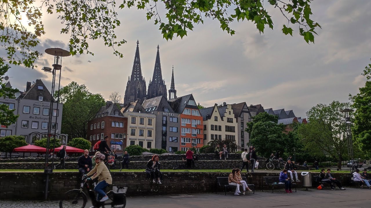 Köln City, Germany, Kölner Dom, Hohenzollernbrücke, Rein River - YouTube