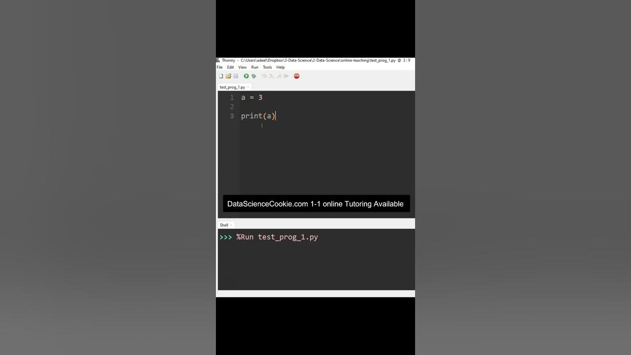 How To Define A Variable In Python Python Pythonprogramming Coding Youtube