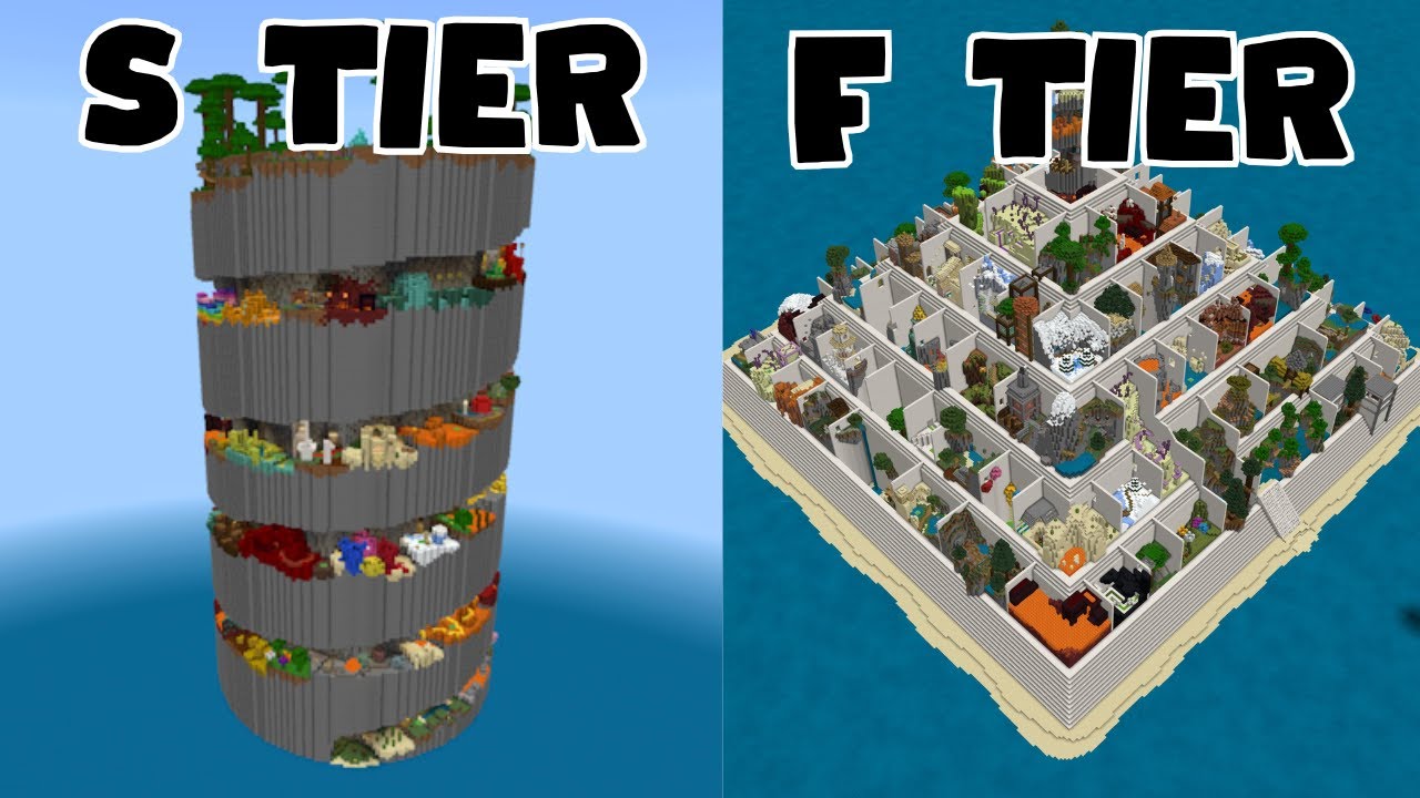 Ranking the MOST FAMOUS Parkour Maps in Minecraft - YouTube