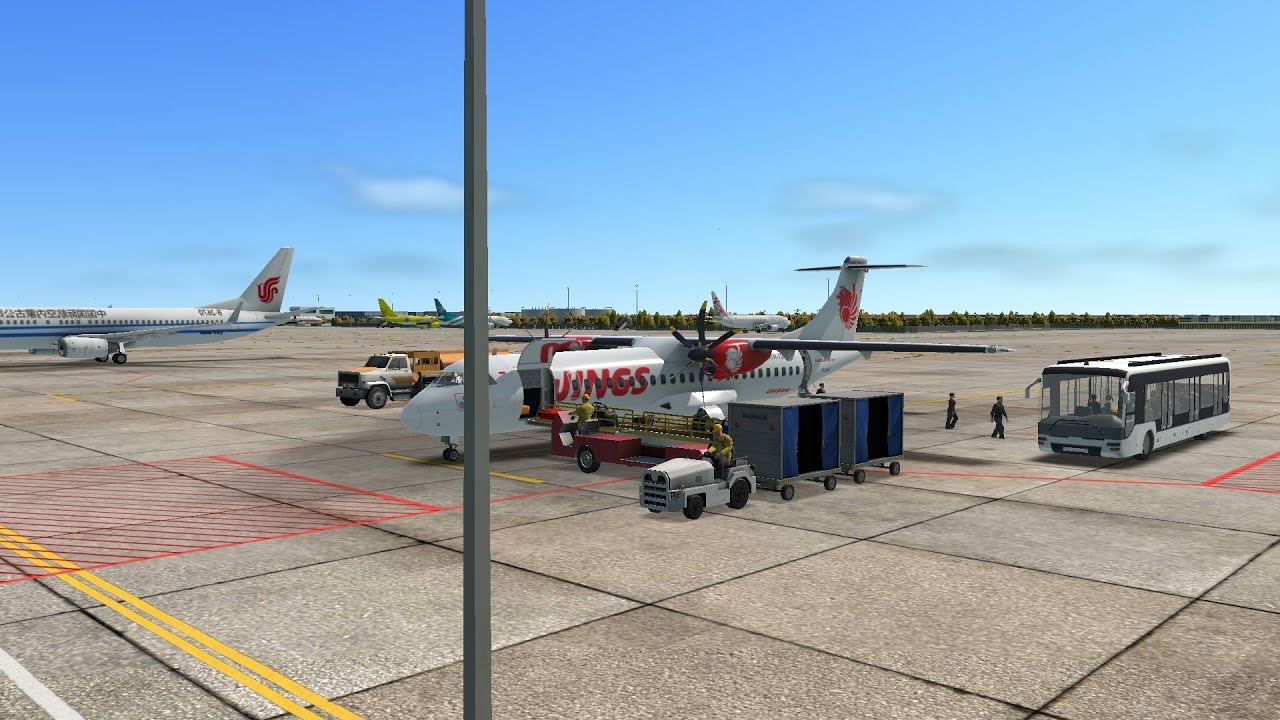 [RFS Real Flight Simulator] Wings Air ATR 72 |Labuan Bajo - Makassar ...