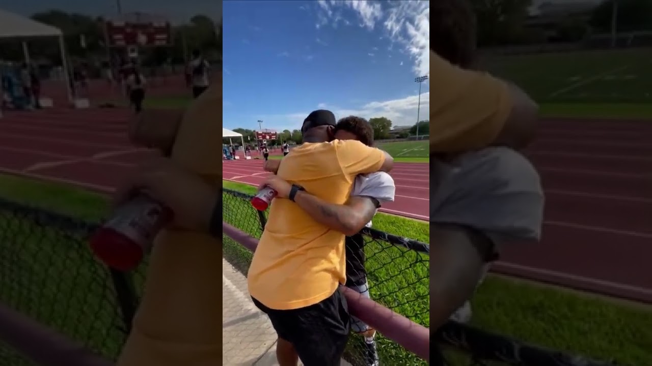 BLACK FATHER IS IN TEARS WHEN HIS SON PERRY WELLS EARNS FULL FOOTBALL ...