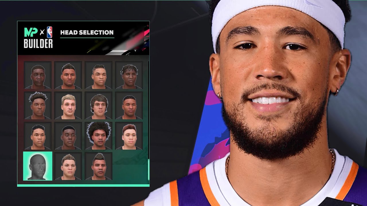 Devin Booker Face Creation NBA 2K25 - YouTube