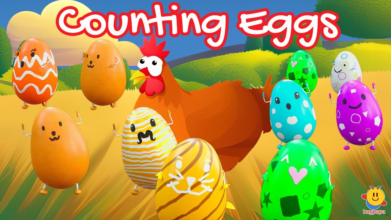 10 Funny Dancing Surprise Eggs | Learn to Count to 10, Numbers 1 to 10 ...