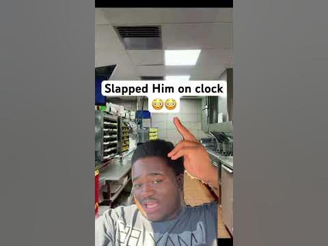 Slapped Him On Clock 😳😳 - YouTube