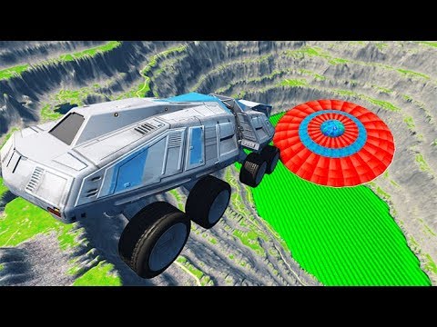 Beamng drive - Throwing Cars At UFO #3 - YouTube