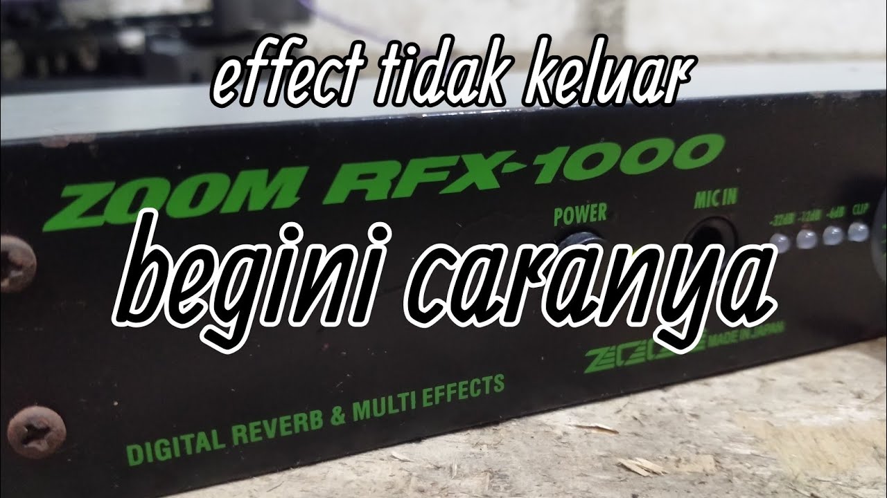 zoom rfx-1000 - YouTube
