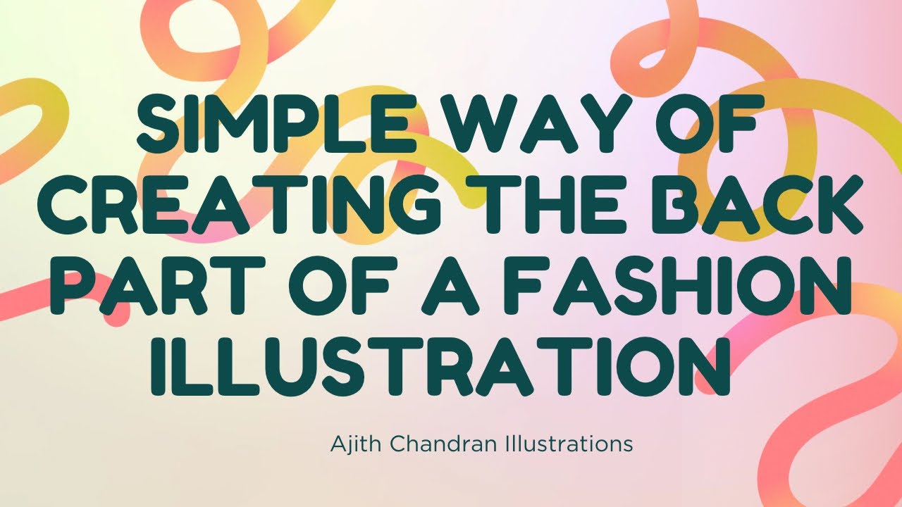 Simple Way Of Creating The Back Part Of An Illustration - YouTube
