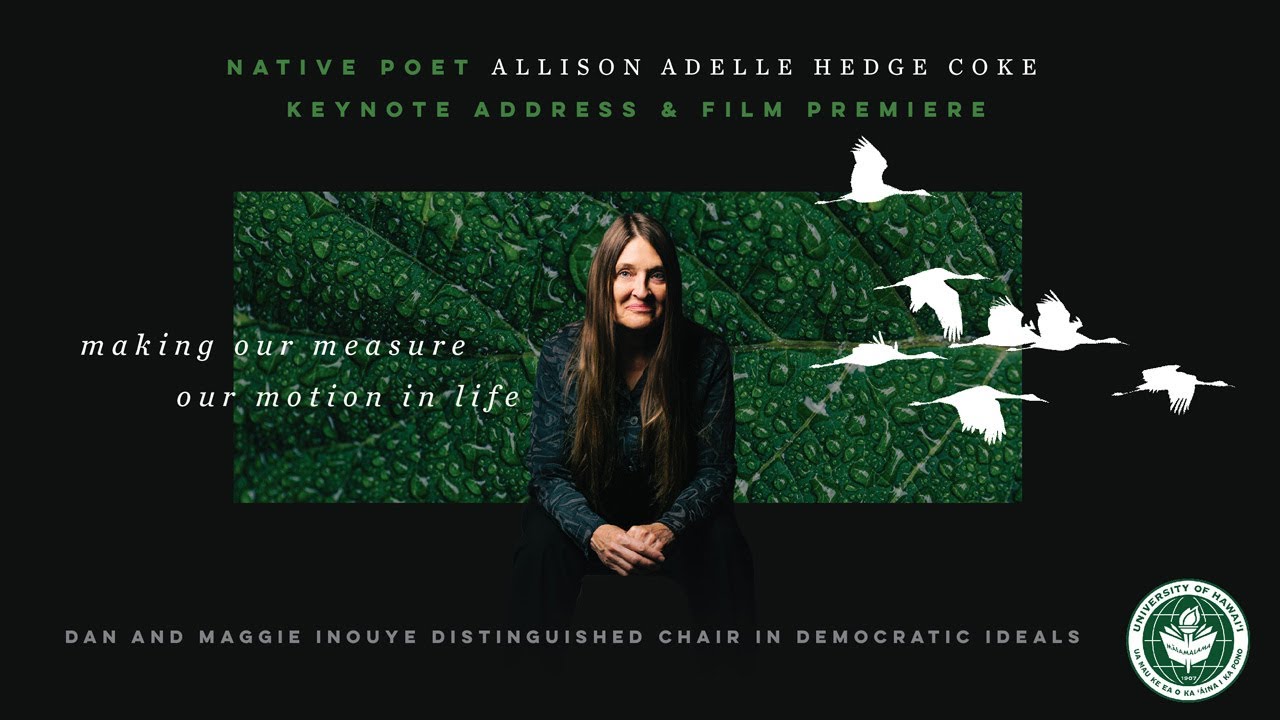 Allison Hedge Coke: Making Our Measure, Our Motion in Life - YouTube