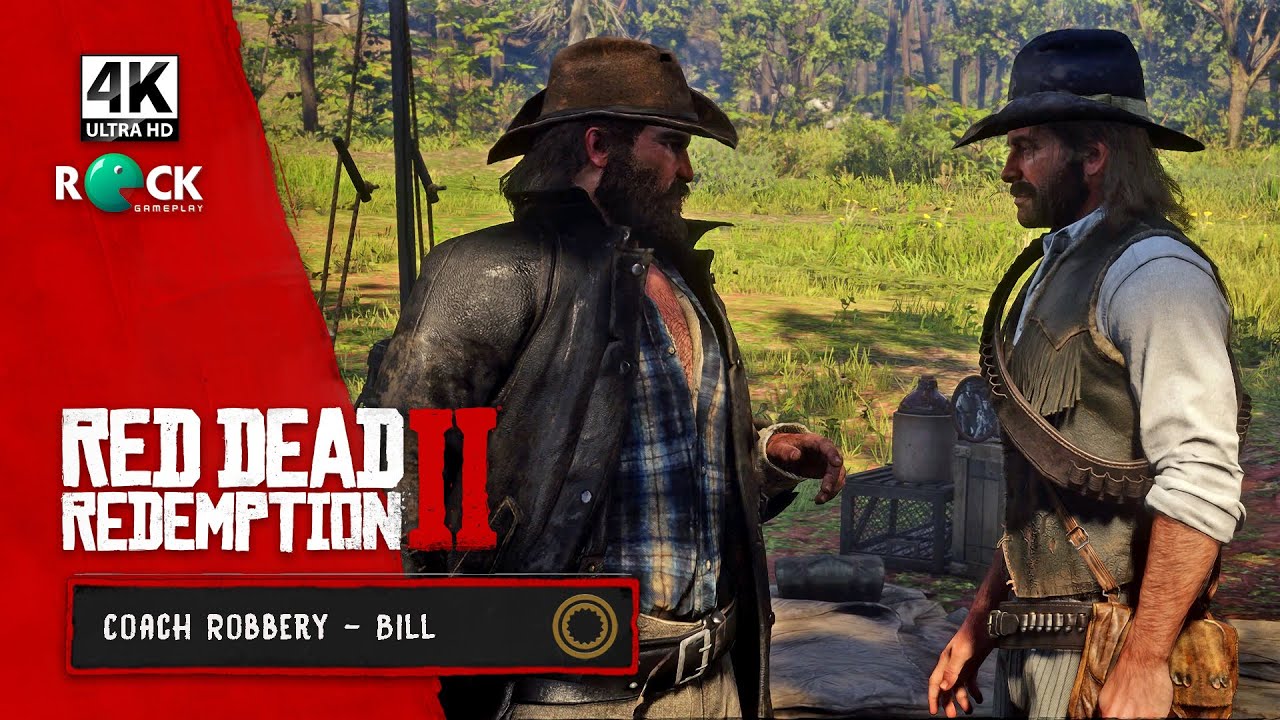 Red Dead Redemption II Gameplay | 4K 60FPS | Coach Robbery - Bill - YouTube