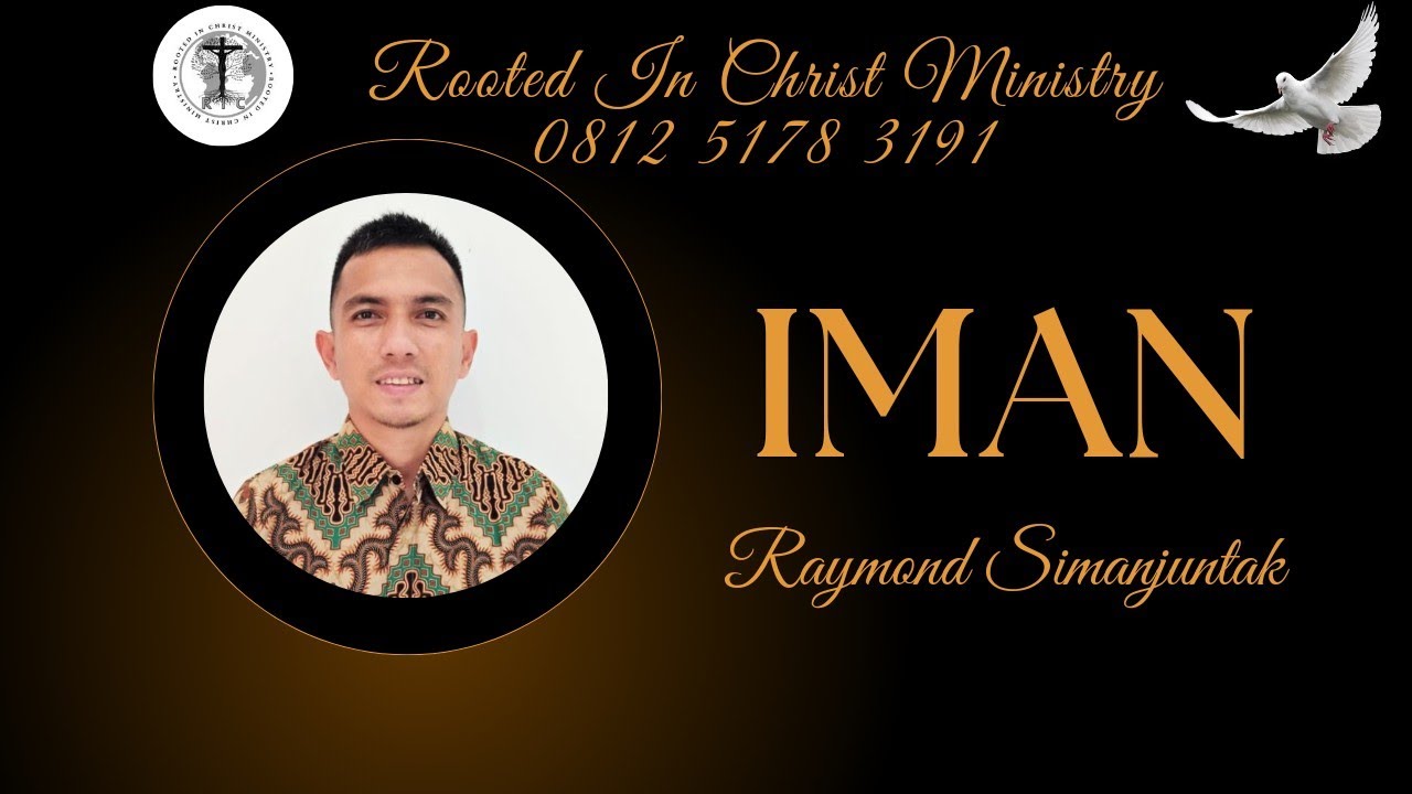 BIBLE STUDY RIC MINISTRY | IMAN | RAYMOND SIMANJUNTAK 🩵 - YouTube