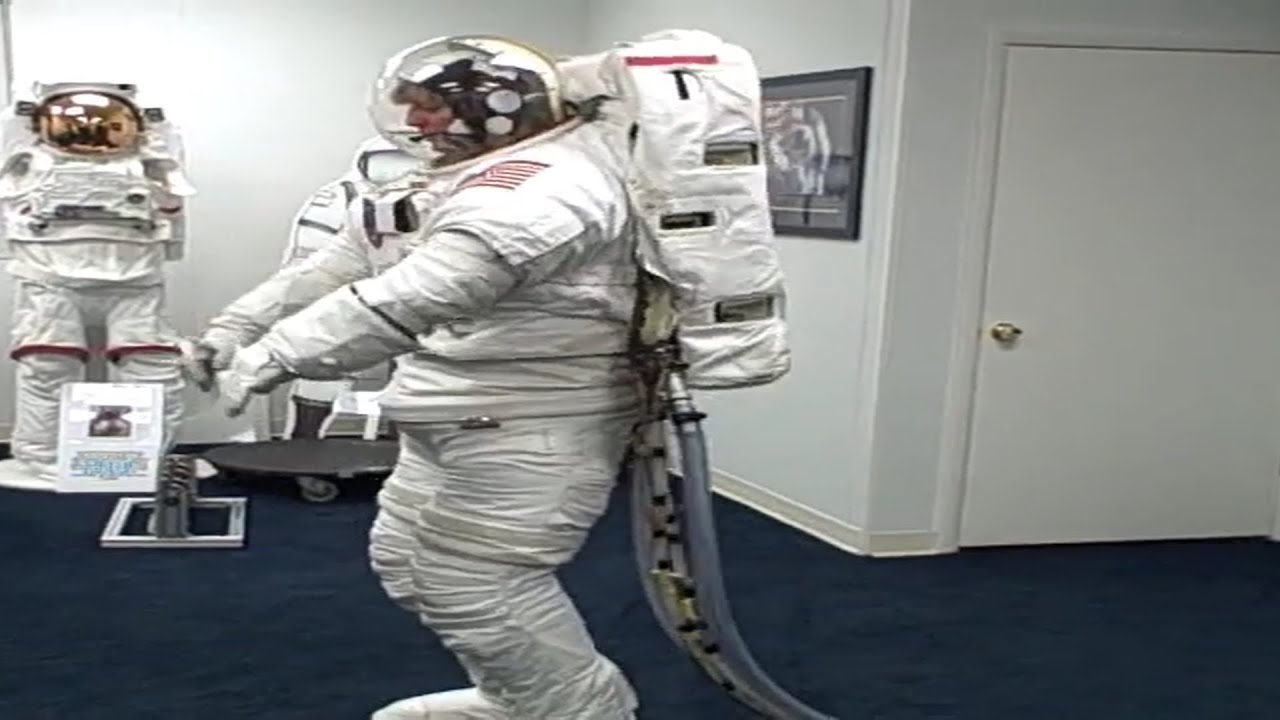 EMU spacesuit test subject Kim Landis - YouTube