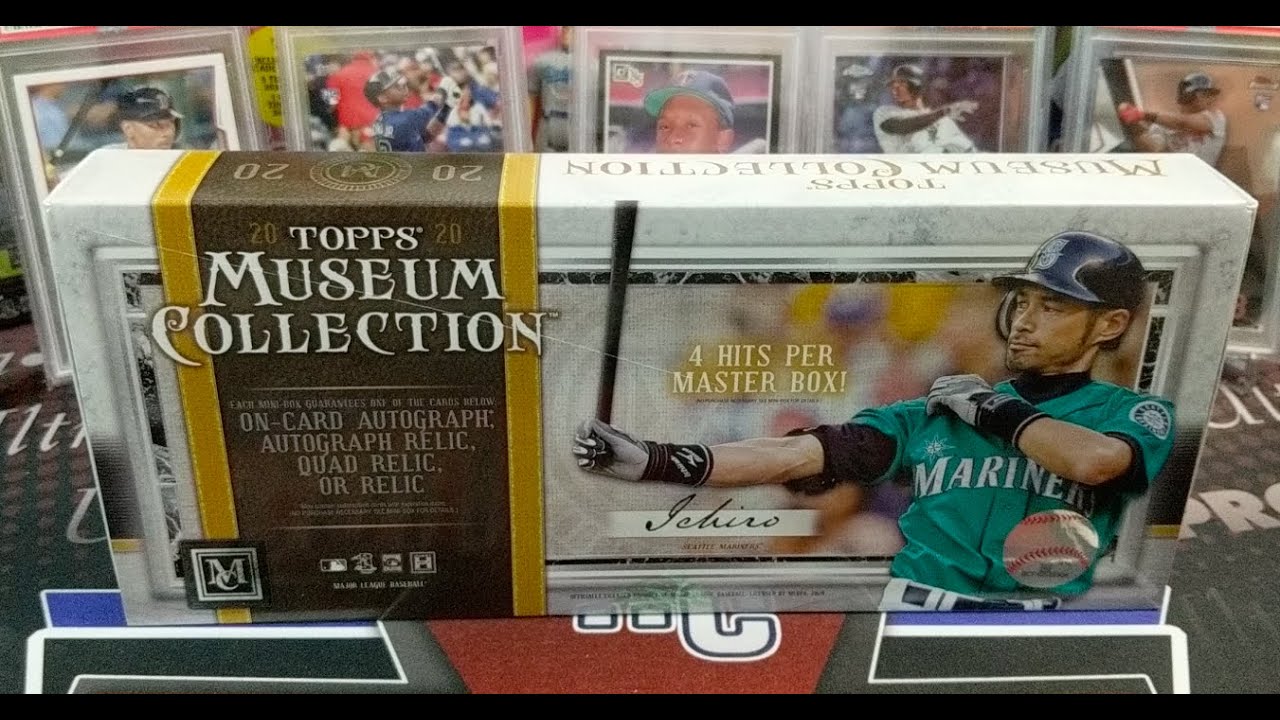 2020 Topps Museum Collection Hobby Box 4 Hits Per Box - YouTube
