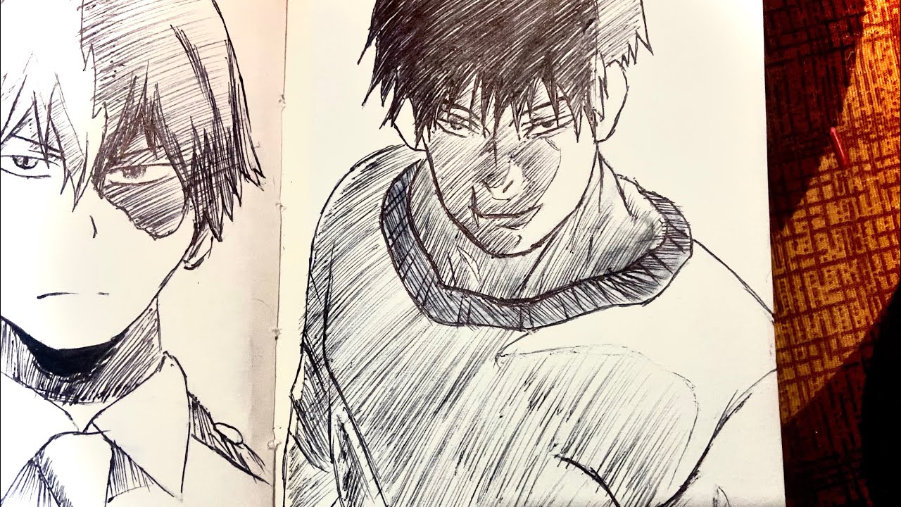 DRAWING-toji fushiguro timelapse - YouTube